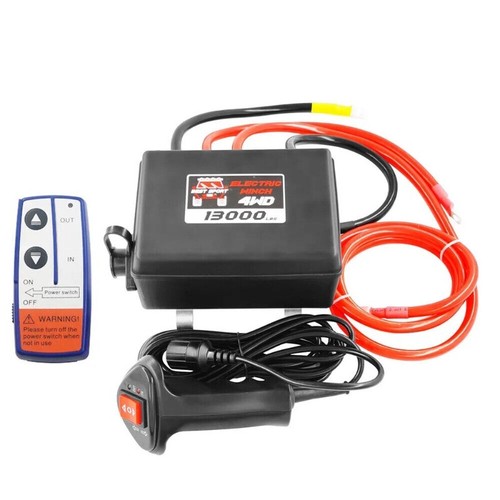 12000 Lb Winch Control Box with Wireless Remote Control Off-Road Winch ...