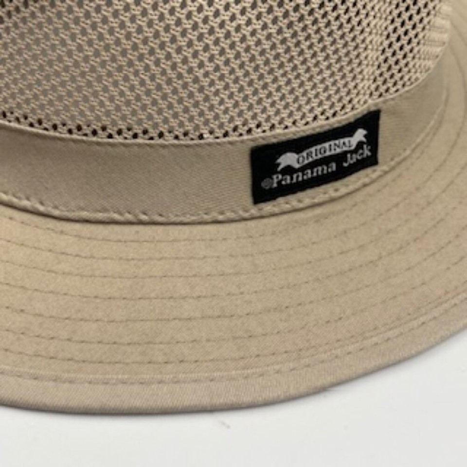 Panama Jack Original Mesh Safari Hat Men's Size Large Khaki UPF 50 ...