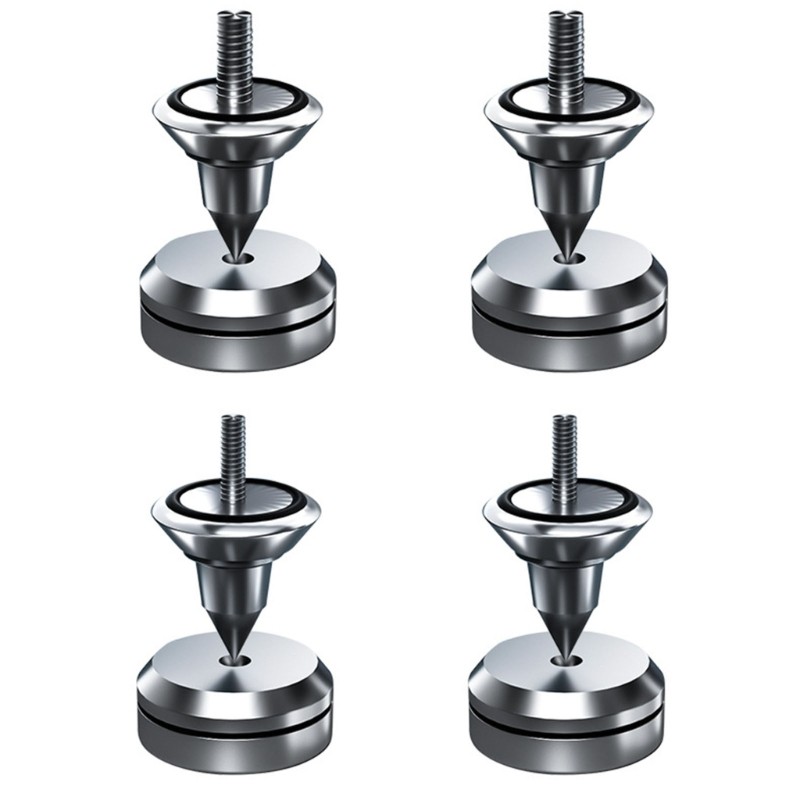 M6 M8 HIFI Speaker Amplifier Spikes Shock-proof Foot Pad Stainless ...