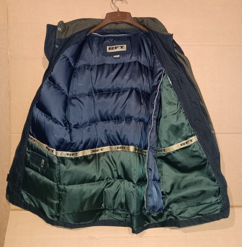 RFT Rainforest Jacket Black Medium Down Witth Hood And Removab Liner ...