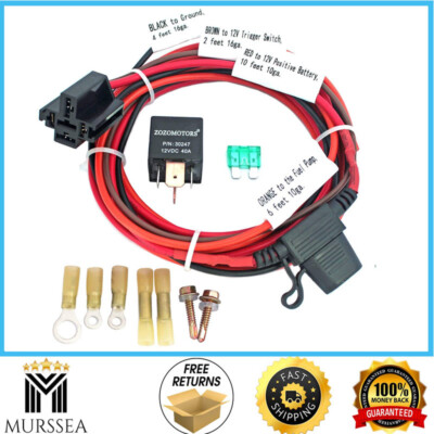 Electric Fuel Pump Relay Kit Fuel Pump Wiring Harness Kit Relay Bypas ...