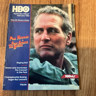 HBO Home Box Office TV Movie Booklet Program Guide February 1982 Paul ...