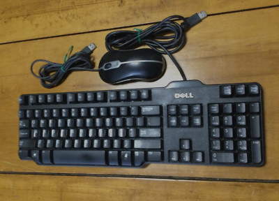 Dell RT7D50 Wired Keyboard and R41108 Mouse Pre-Owned and good ...