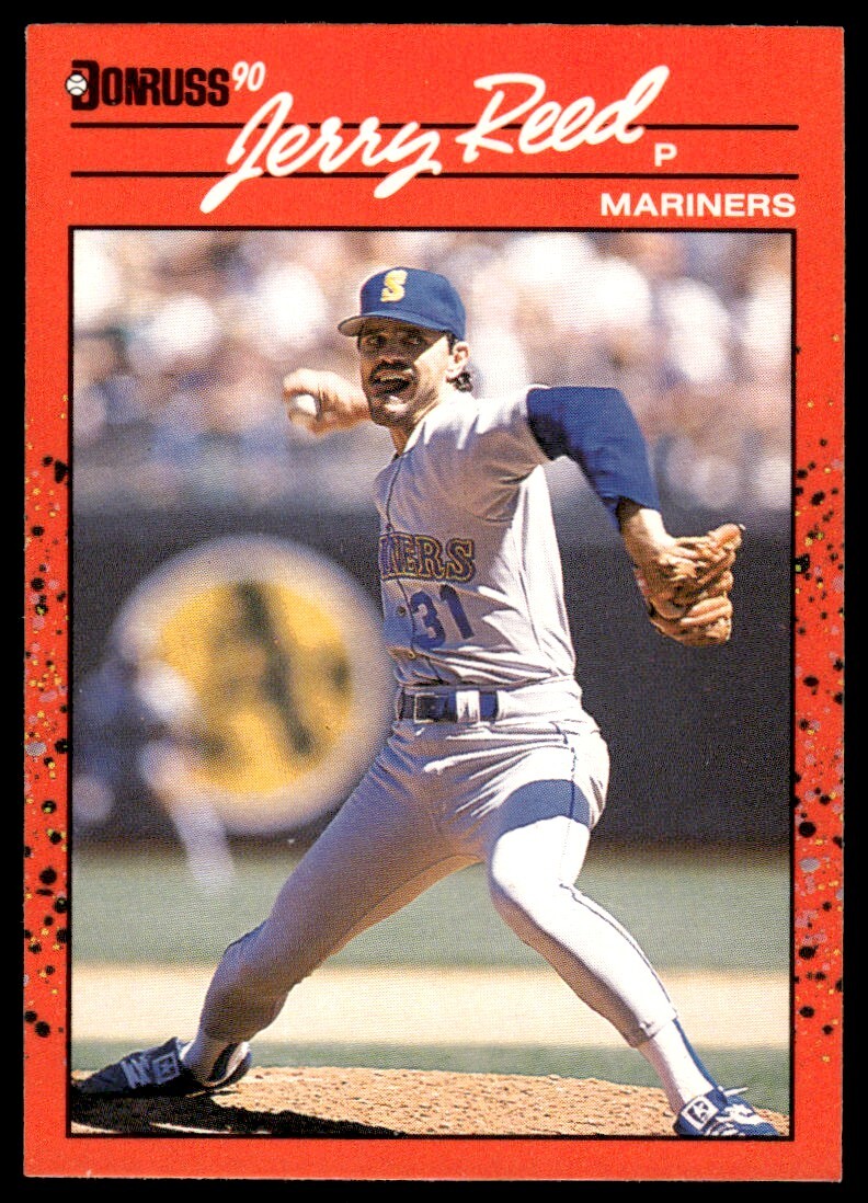 1990 Donruss Baseball Card Jerry Reed Seattle Mariners #614 | eBay
