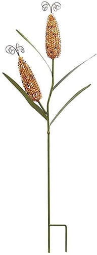 Metal Autumn Harvest Corn Stake Decoration, Decorative Yard Lawn Garden ...