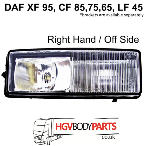 DAF XF 95 CF 85 LF 45 Fog Light and Spot Fog Lamp RH | eBay