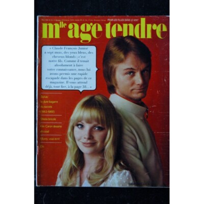mademoiselle age tendre n° 52 1969 03 COVER CLAUDE FRANCOIS SHEILA ...