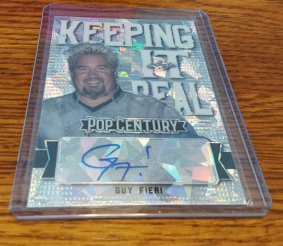 LEAF Keeping it Real GUY FIERI Autographed Card SILVER 16/37 | eBay