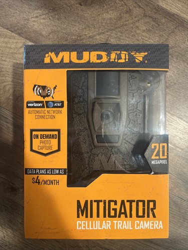 Muddy MITIGATOR 20MP 80ft Cellular Trail Camera MUD-MTGTR-W Brown BRAND ...