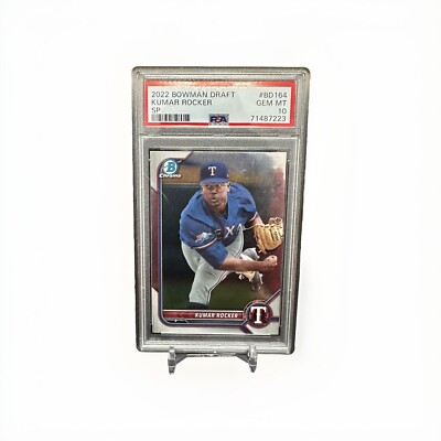 Kumar Rocker 1st Bowman 2022 Bowman Draft - Image Variation #BD-164 (RC ...