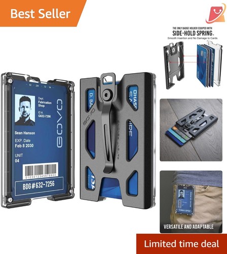 Lightweight Card Holder Wallet with Spring-Loaded System - Elegant ...