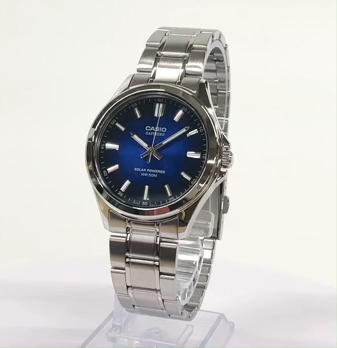 CASIO QUARTZ MTS-RS100D-2A MTS-RS100 Series MTS-RS100 MTS SolarBlue ...