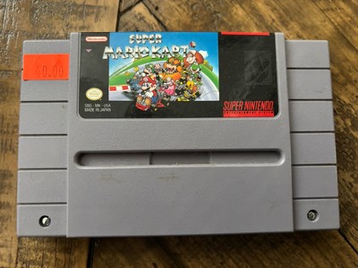 *TESTED* Super Mario Kart (Super Nintendo, 1992) SNES AUTHENTIC Great ...