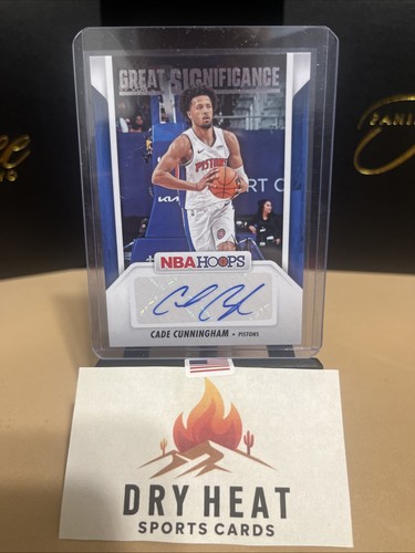 2024-25 Panini NBA Hoops Cade Cunningham Great Significance Autograph ...