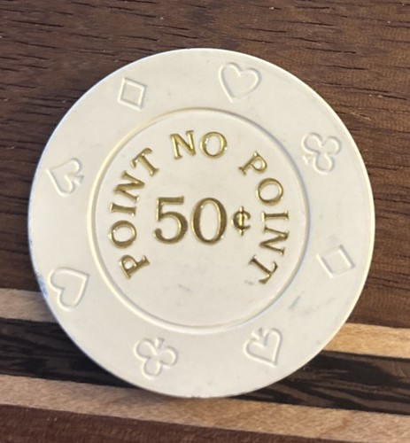 Point No Point $.50 Fifty Cent Casino Chip | eBay