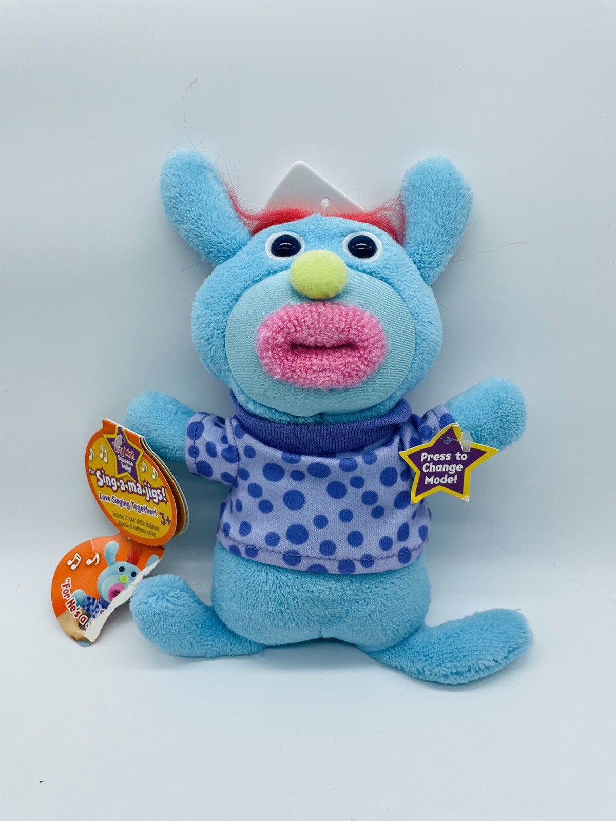 Mattel+Sing-a-ma-jigs+Singamajigs+Singing+Birthday+Blue+Plush+2011+Toy ...