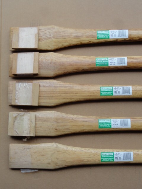 SEQUATCHIE Double Bit Axe Handle Lot of 5 INDIAN FIRE Unused Ax Handles ...