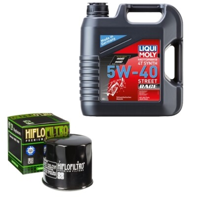 Kawasaki KAF 950 F Mule 4010 Diesel 2012, LM 5W-40 Race 4L, HiFlo ...