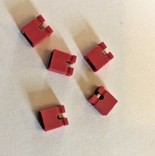 5 X Jumper Cap For Electronic Boards pcb Breadboard Short Box Switch ...