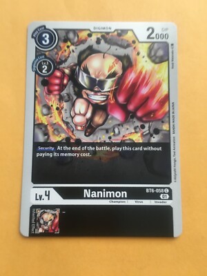 Nanimon BT6-058 C Digimon CCG | Double Diamond Near Mint English | eBay