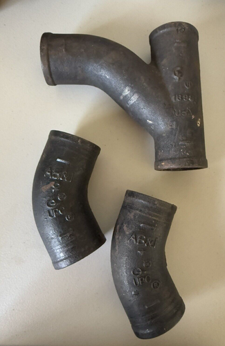 Tyler Pipe Cast Iron #0608 & 0606 and AB&I #1698 Cast Iron Lot | eBay