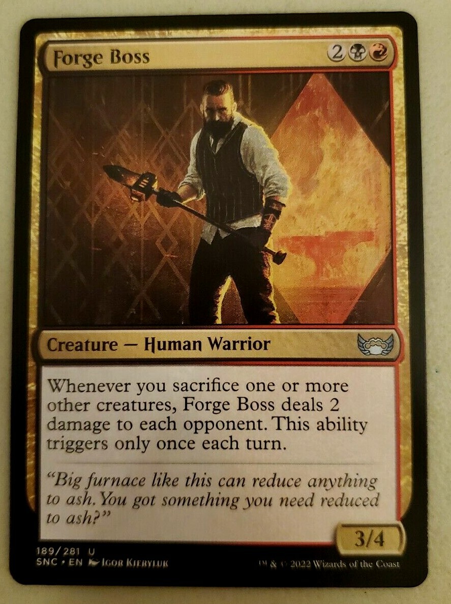 1x Forge Boss Streets of New Capenna MTG Magic the Gathering NM | eBay