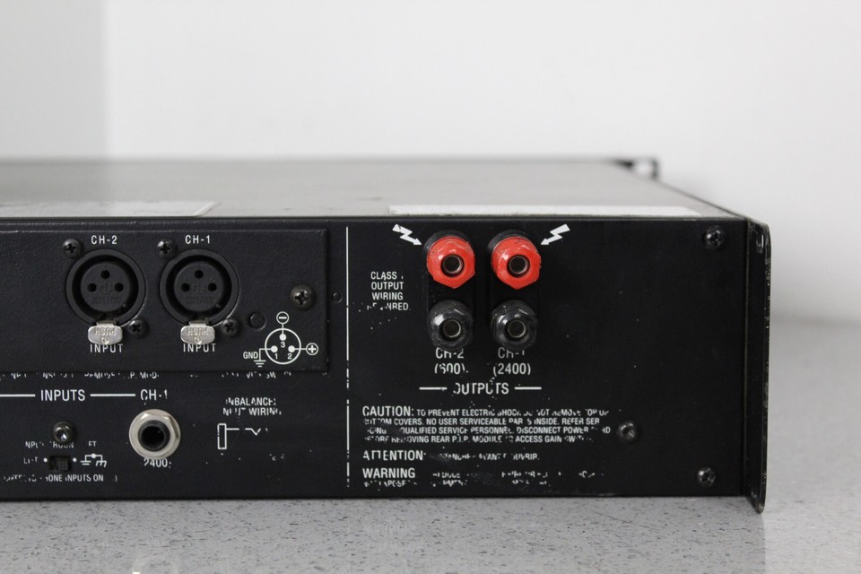 Crown Macro-Tech 24x6 Professional Power Amplifier XLR Input Card ...