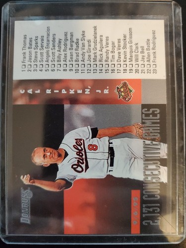 1996 Donruss #110 Cal Ripken, Jr. (Checklist) | eBay