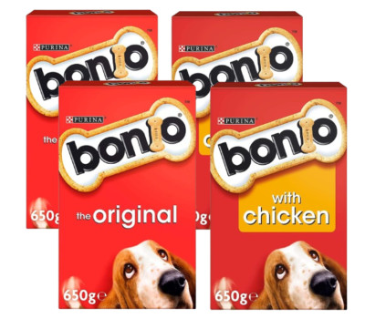Bonio Dog Biscuits Food Original Food 650g bundled with Bonio Dog Food ...