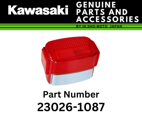 KAWASAKI Genuine OEM Part 23026-1087 Tail Lamp Lens | eBay