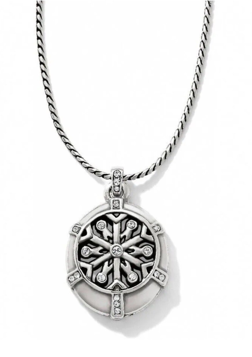 Brighton WINTER SPARKLE Locket Necklace 16"-18" NWT JL9321 List $58 | eBay