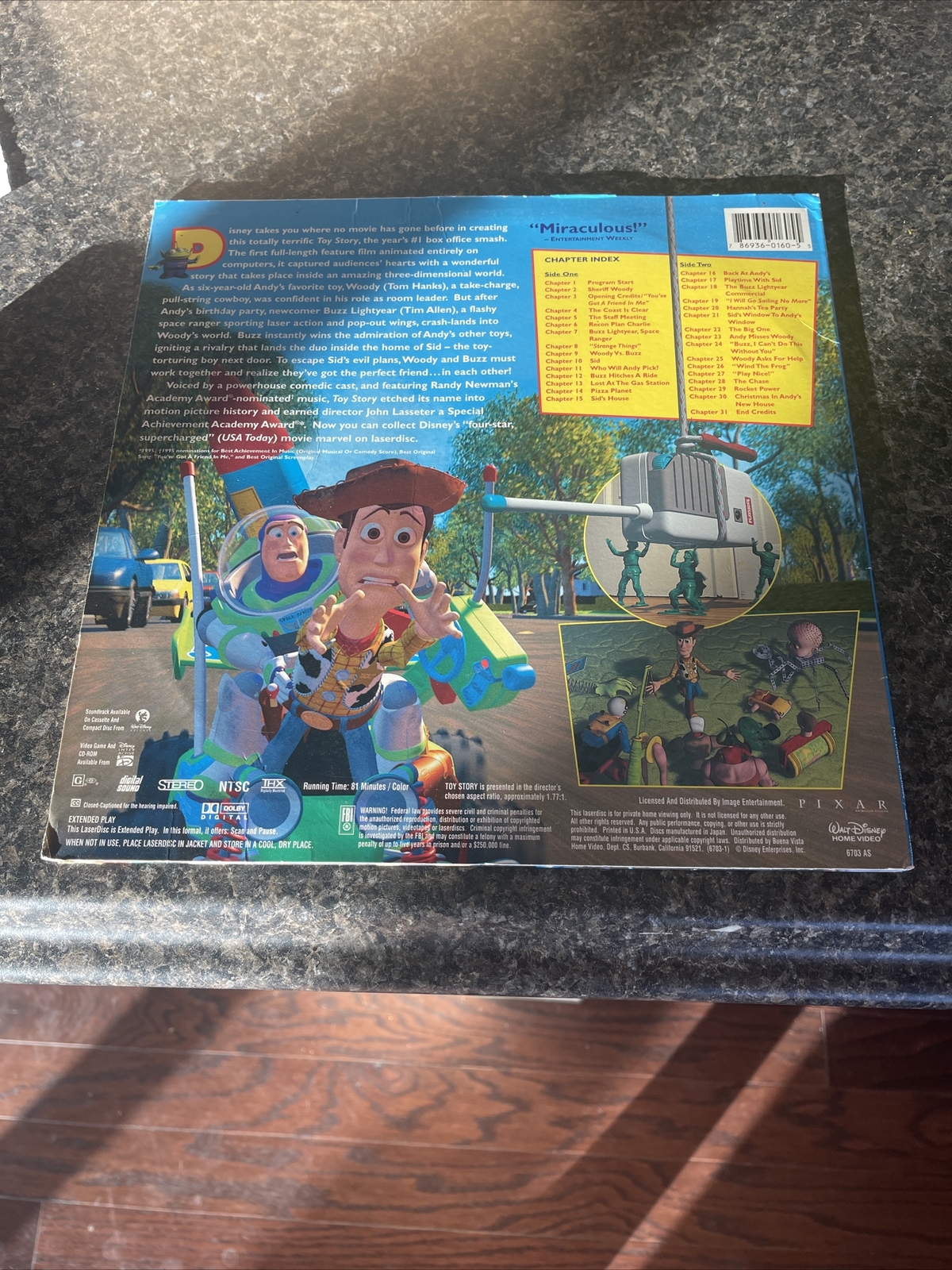 Toy Story (Laserdisc, 1997) THX Letterbox 786936016055| eBay