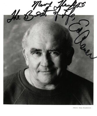 ED ASNER † - original signiertes Großfoto 20 x 25 cm Autogramm signed ...