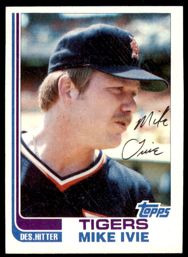 1982 TOPPS TRADED MIKE IVIE . DETROIT TIGERS #45T | eBay