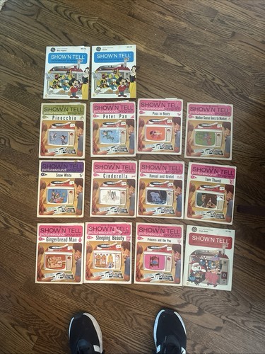 Vintage Lot of GE Show'n Tell Picturesound Programs - 14 Misc Titles ...