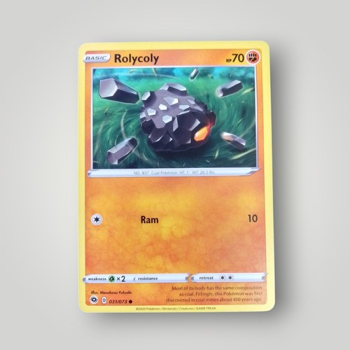 Rolycoly 31/73 Common Champion's Path Pokemon tcg Card CB-1-2-B-22 | eBay