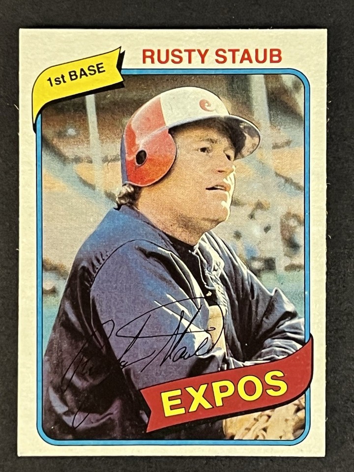 1980 Topps Rusty Staub Montreal Expos #660 | eBay