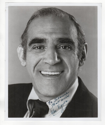Abe Vigoda signed inscribed 8x10" photo star "The Godfather" "Barney ...