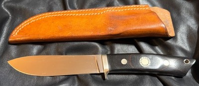 Corbet Sigman Premium Fixed Blade Knife Hollow Grind Stainless w ...