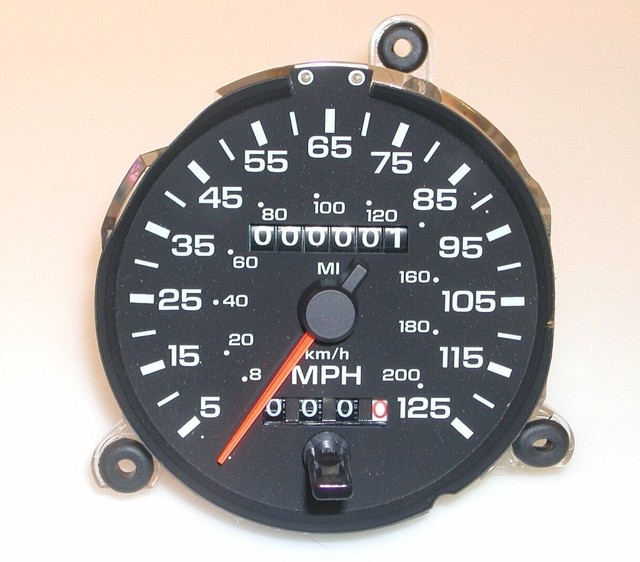 NOS Mopar 4375891 125mph Speedometer for 1989-1991 Dodge Dakota for ...