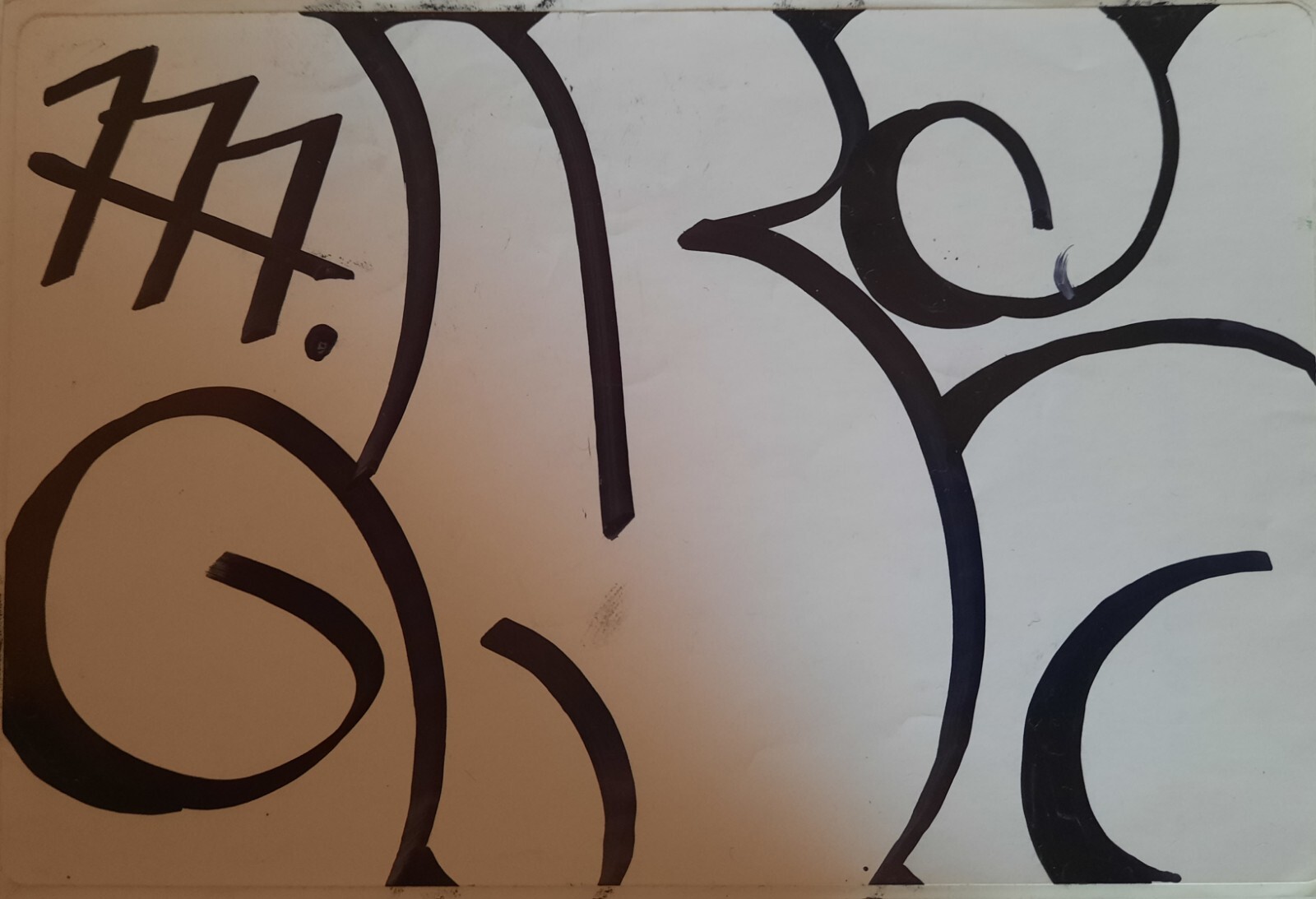 GNS 777 Marker On Big Sticker COPE2/GHOST/RD357/OBEY/SONIC/CES/EAZY/JA ...