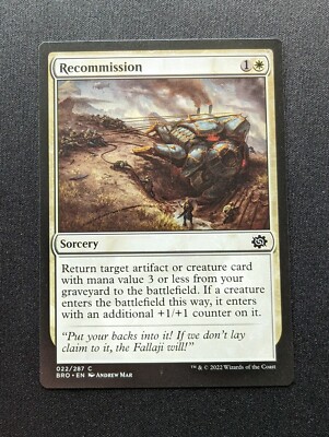 Magic the Gathering RECOMMISSION The Brothers' War #22 | eBay