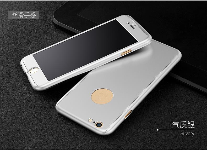 360° Shockproof Phone Case Cover For iPhone 8 8Plus iPhone X With Glass ...
