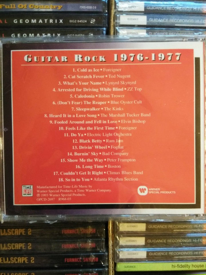 Guitar Rock 1976-1977 Various CD 1993 New Sealed TIME LIFE MUSIC | eBay