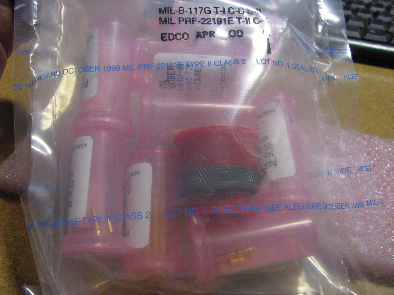 AMPHENOL CONNECTOR W/CONTACTS # CN0901-06EE32P2 NSN 5935-00-583-9987 ...