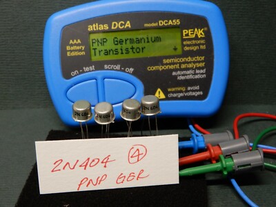 Unknown Brand 2N404 PNP Germanium Transistors Long Leads Qty 4 | eBay