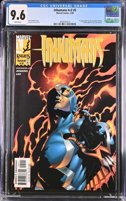 Inhumans #5 CGC 9.6 1st app Black Widow Yelena Belova "Thunderbolts ...