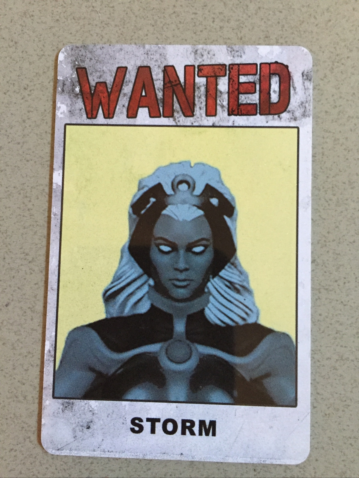 STORM DOFP-005 WANTED POSTER Monthly OP ID Card Days Of Future Past ...
