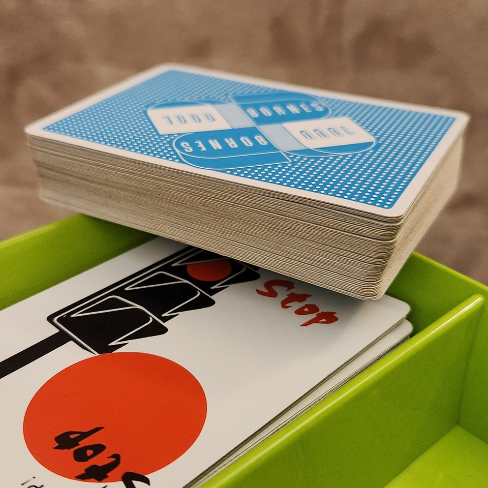 Vintage 1962 Mille Bornes French Card Game Race Car Theme, Cards in ...