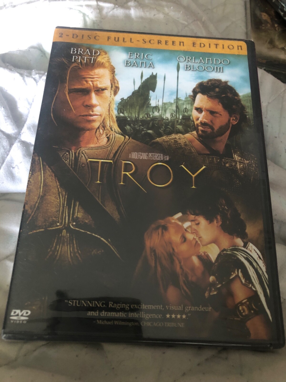 Troy (DVD, 2005, 2-Disc Set, Full Frame) Brand New Sealed Movies Brad ...